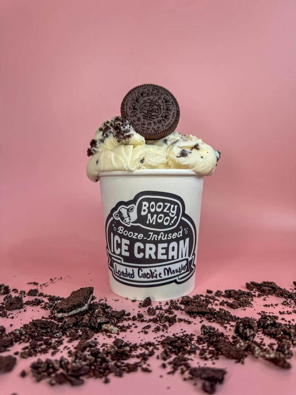 Boozy Moo! Ice Cream Loaded Cookie Monster Pint :: Snacks, Chips, Crackers