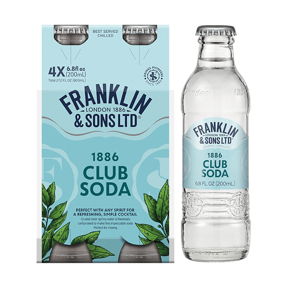 Franklin & Sons 1886 Club Soda 4-200ml :: Club Soda