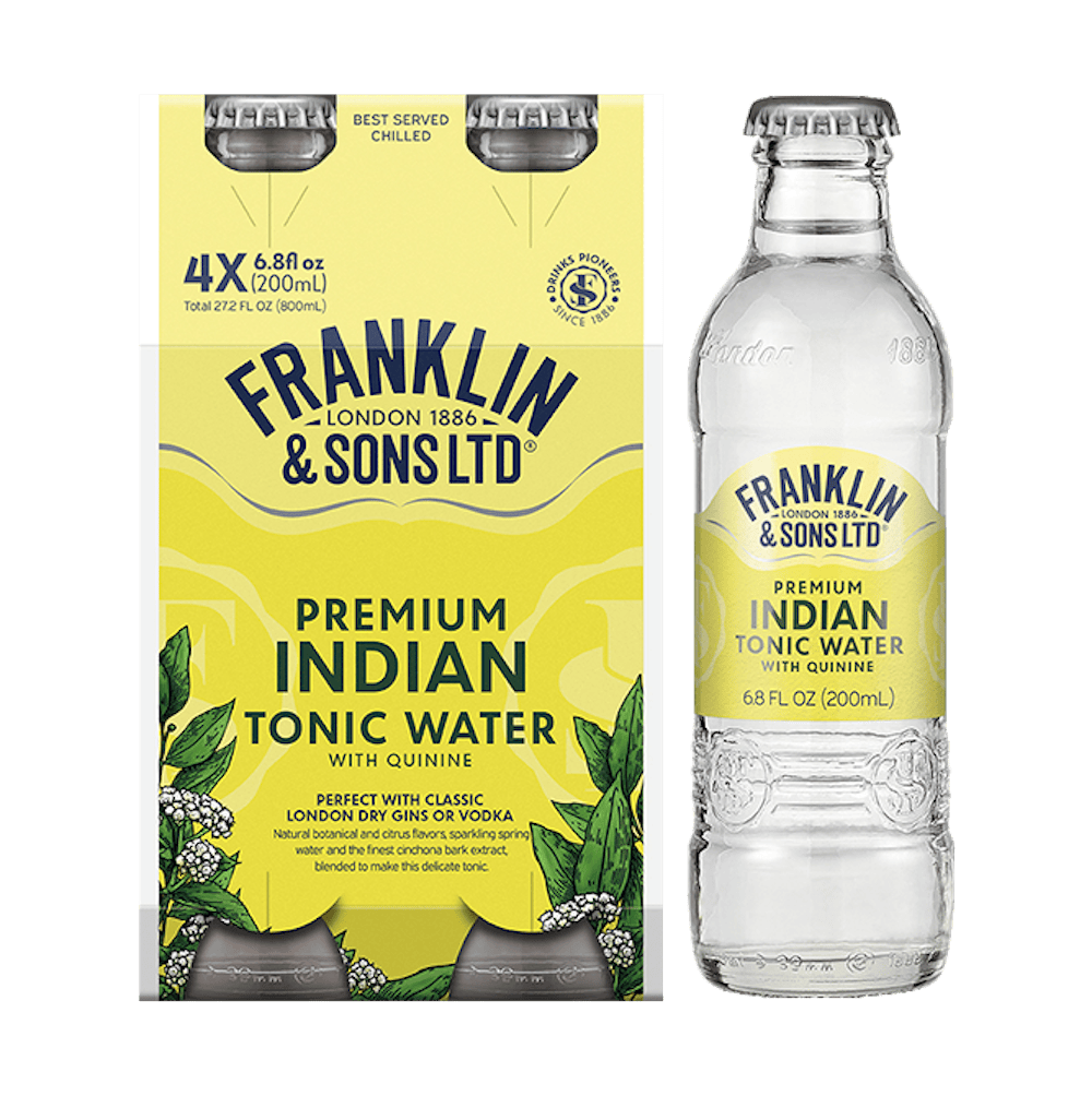 Franklin & Sons Premium Indian Tonic Water 4-200ml :: Tonic