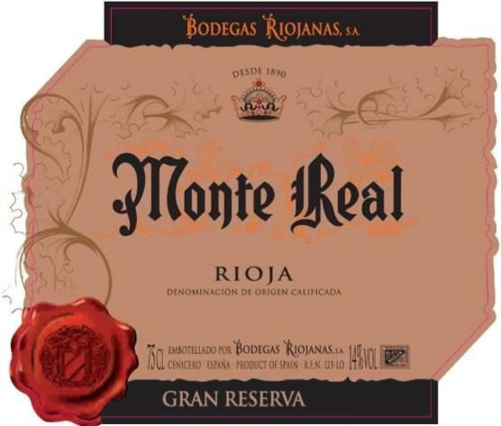 Bodegas Riojanas 'Monte Real' Rioja Gran Reserva 2014 :: Spanish Red