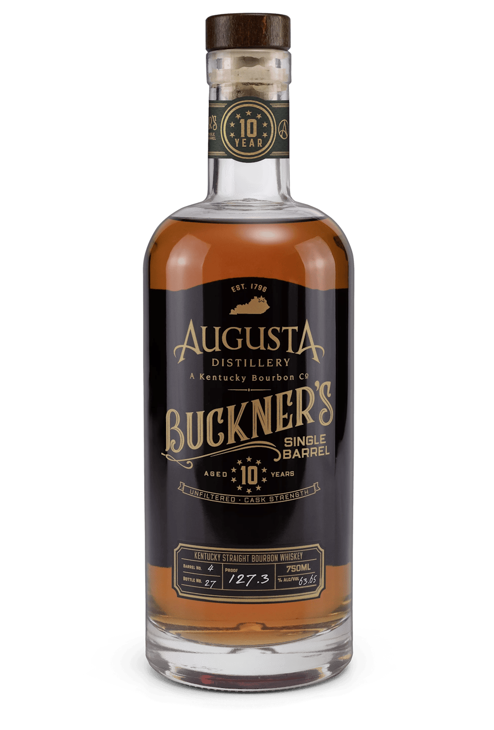 Augusta 'Buckners 10 year' Straight Bourbon Whiskey :: Bourbon