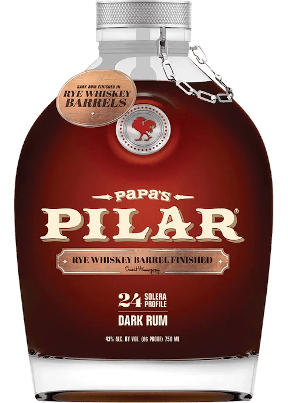 Papa’s Pilar 24year Rye Barrel Finished Rum 86proof 750ml :: Rum