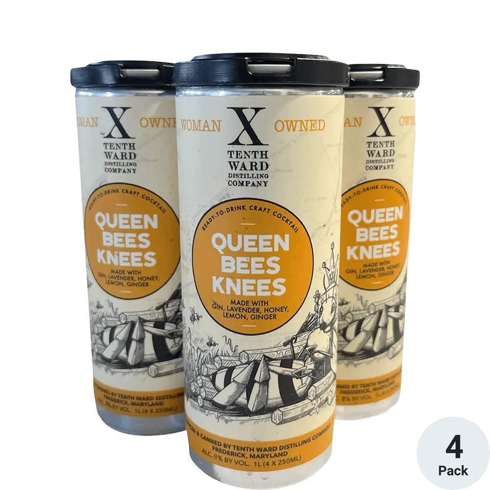 Tenth Ward Distilling Queen Bee's Knees 4-250ml Cans :: Ready to Go ...