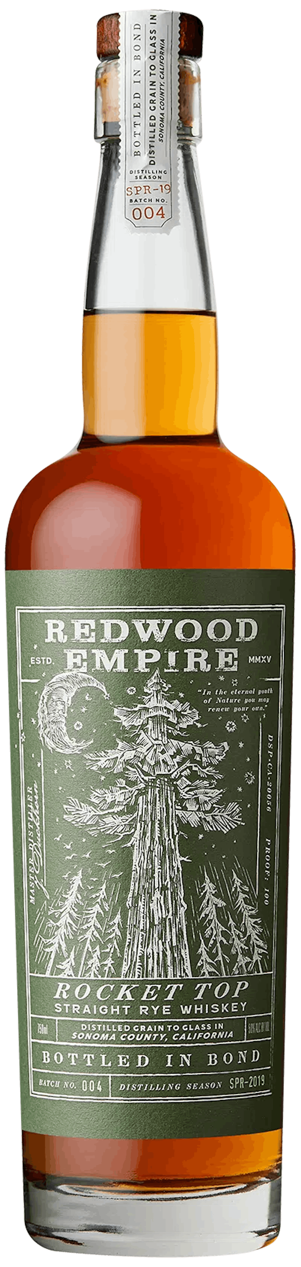 Redwood Empire Rocket Top Rye 100proof :: Rye
