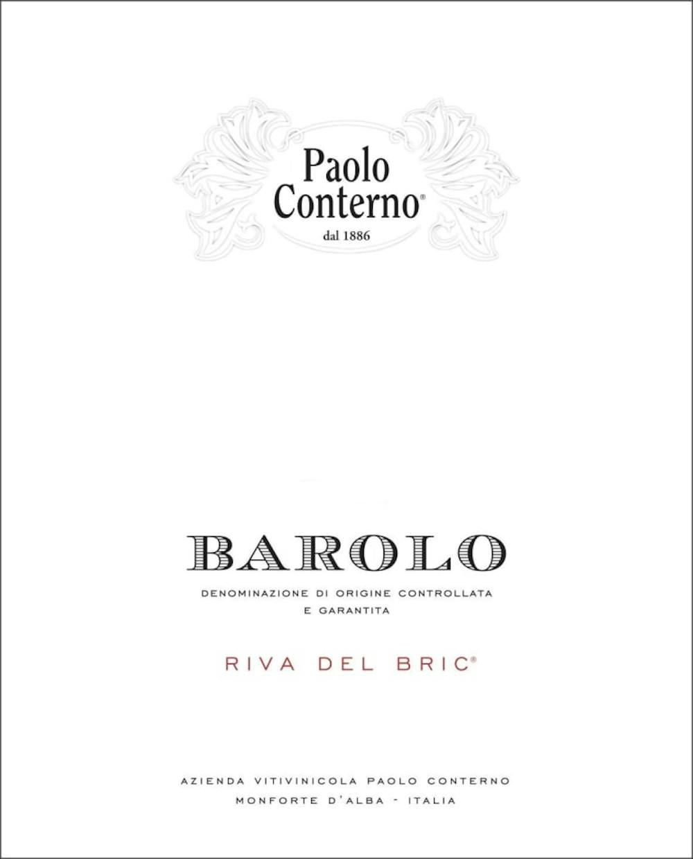 Paolo Conterno 'Riva del Bric' Barolo 2020 :: Italian Red