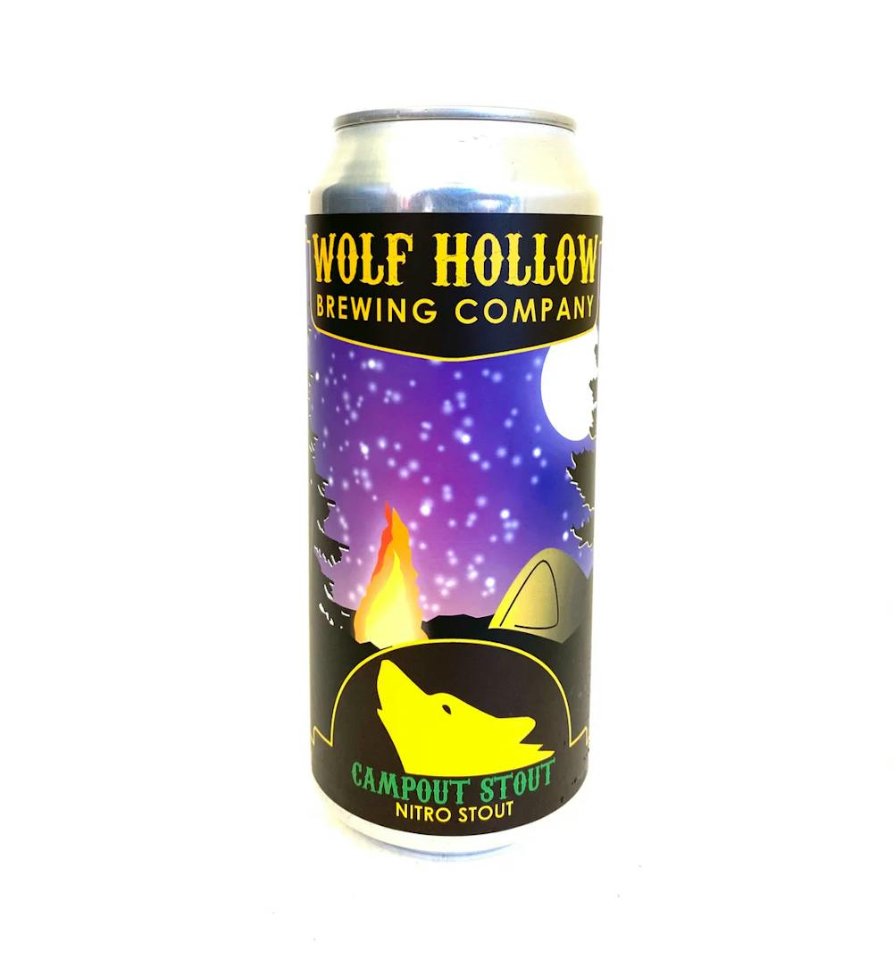 Wolf Hollow Brewing Company Campout Nitro Stout 16oz Can :: Stout/Porter