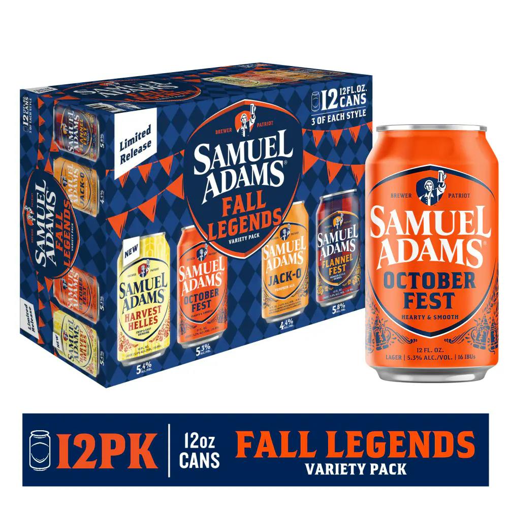 Sam Adams 'Fall Legends' Variety Pack 12-12oz Cans :: Other / Variety Packs