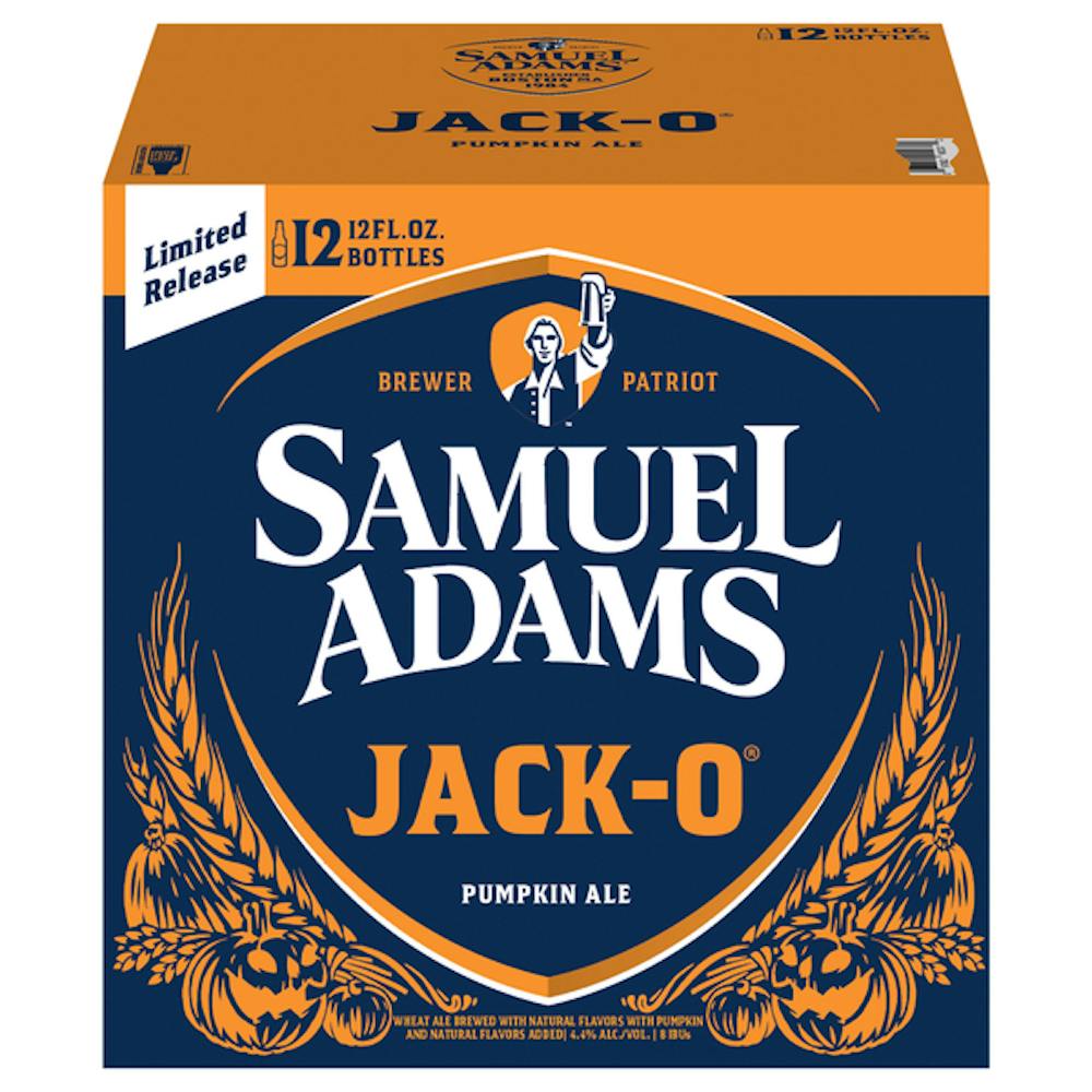 Sam Adams Jack-O Pumpkin Ale 12-12oz Bottles :: Other / Variety Packs