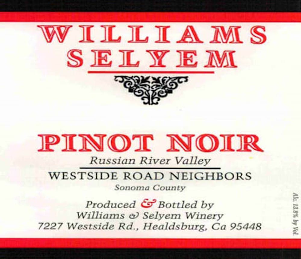 Williams Selyem 'Westside Road Neighbors' Pinot Noir 2021 :: Pinot Noir