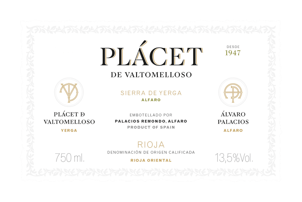 Palacios Remondo Placet 2022 :: Spanish White