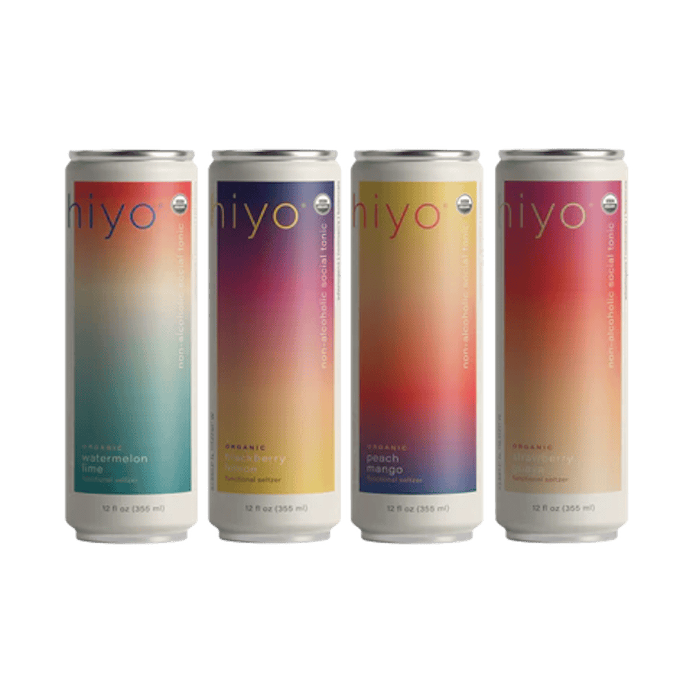 hiyo Non-Alcoholic Social Tonic Variety Pack 4-12oz Cans :: Adaptogenic ...