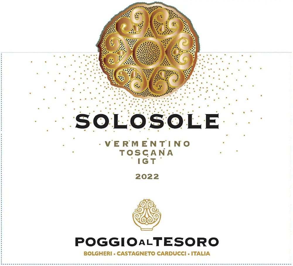 Poggio al Tesoro 'Solosole' Vermentino 2022 :: Italian White