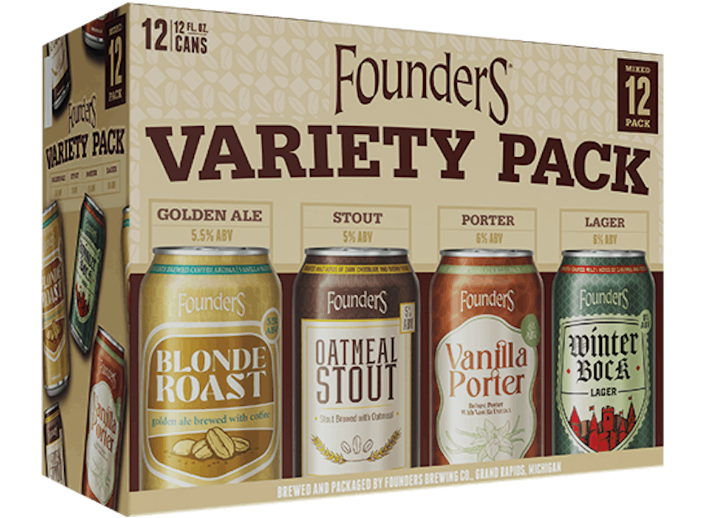 Founders Brewing Winter Variety Pack 12-12oz Cans :: Other / Variety Packs
