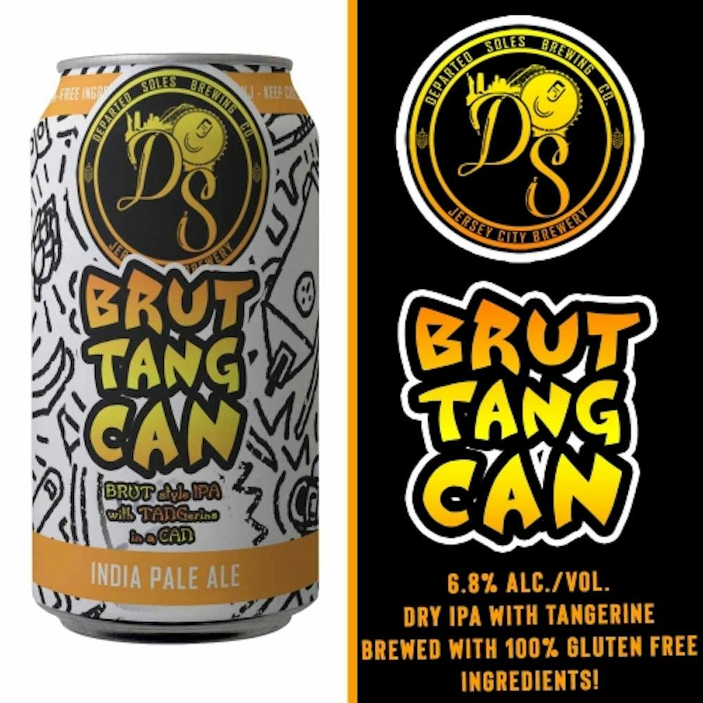 Departed Soles Brut Tang Can (GF) Tangerine Brut IPA 12oz :: IPA/DIPA