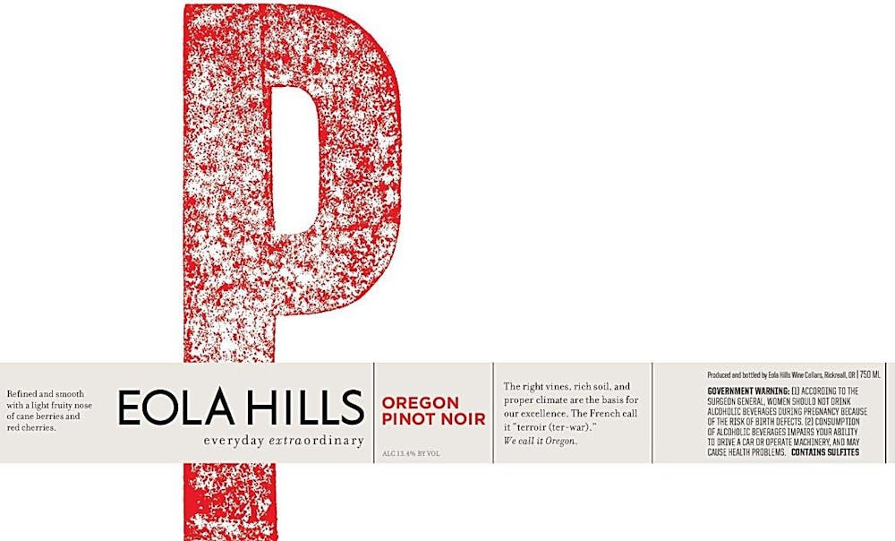 Eola Hills Pinot Noir 2022 :: Pinot Noir