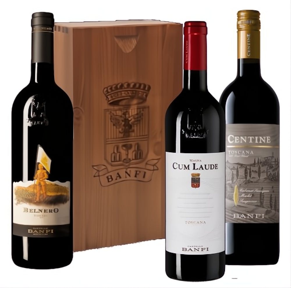 Castello Banfi Winery Super Tuscan 3-Bottle Gift Set :: Italian Red