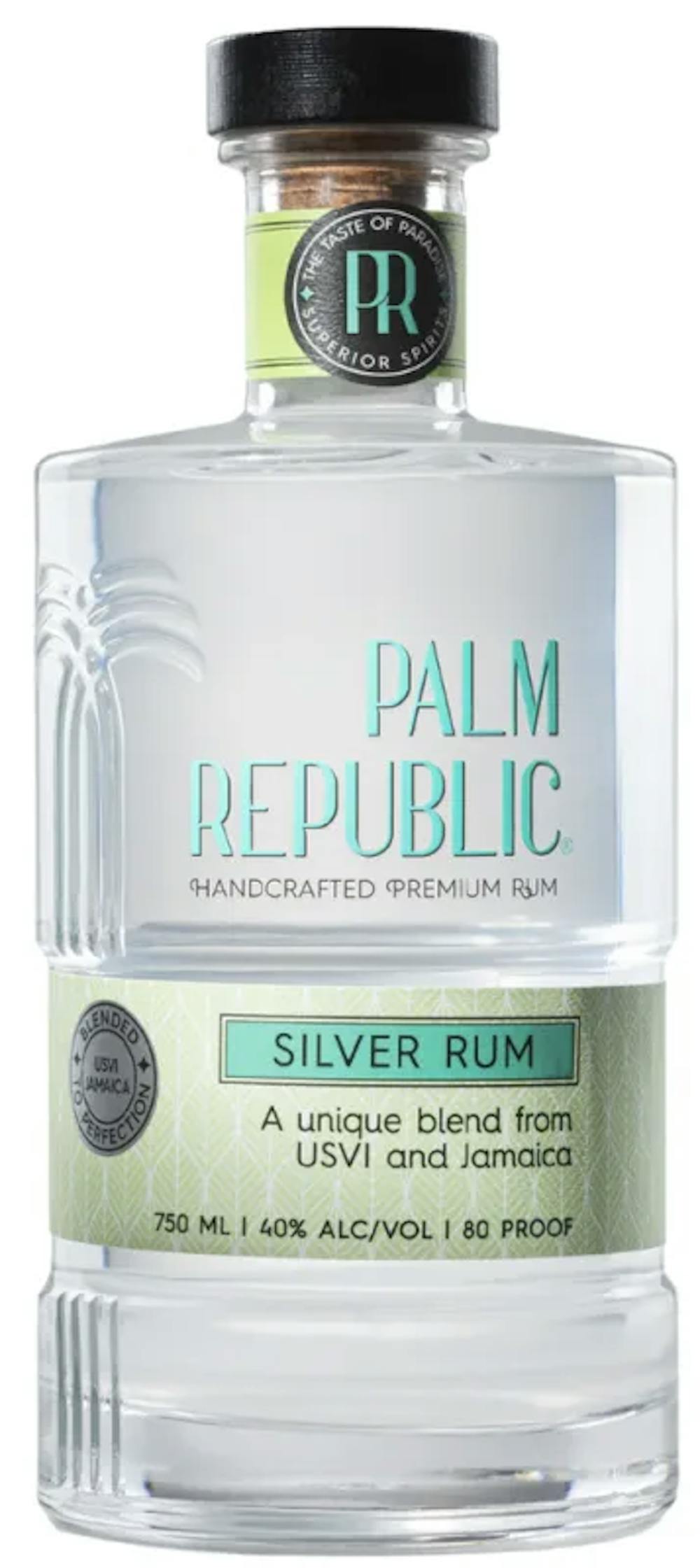 Palm Republic 80proof Silver Rum 750ml :: Rum