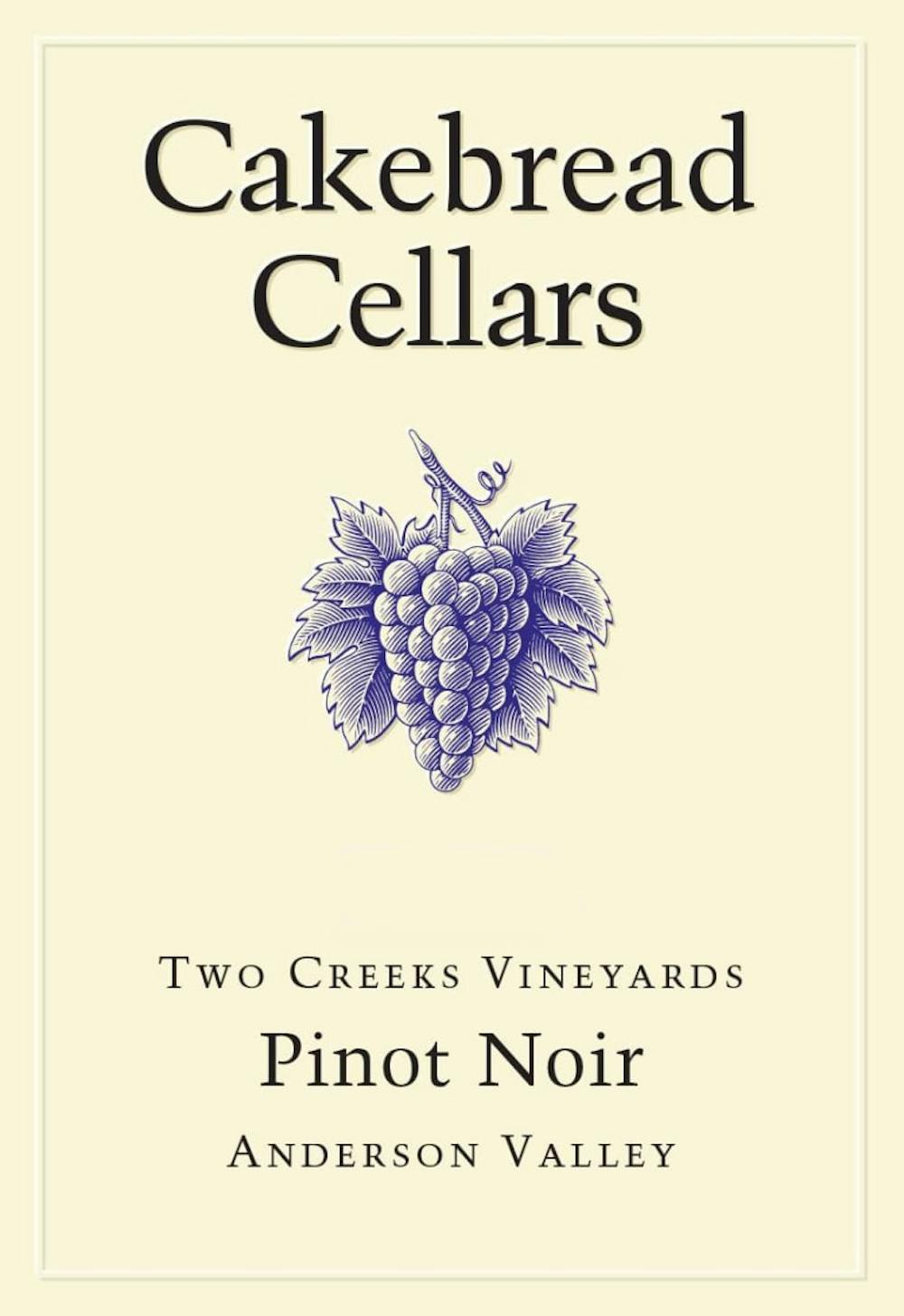 Cakebread Cellars 'Two Creeks' Pinot Noir 2022 :: Pinot Noir
