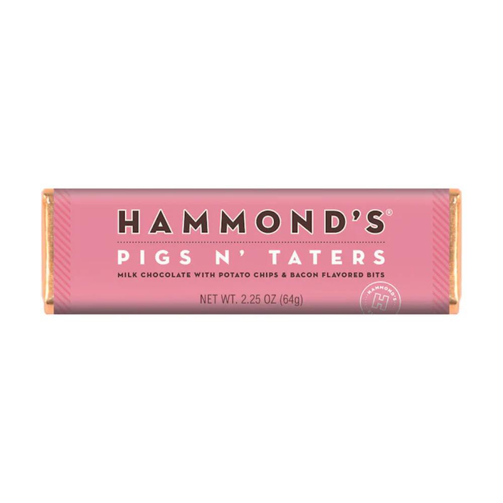 Pigs N' Taters Milk Chocolate Candy Bar by Hammond's :: Chocolate