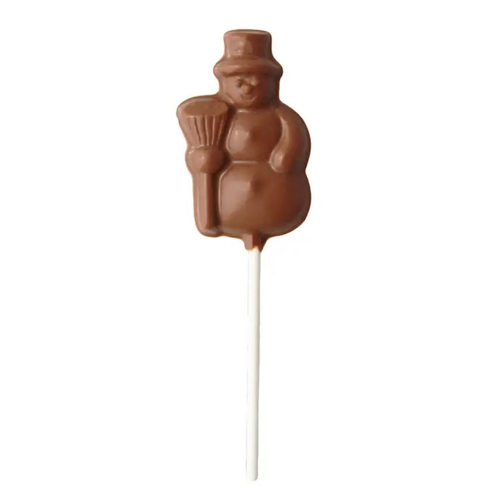 Milk Chocolate Snowman Pop by Vermont Nut Free :: Chocolate