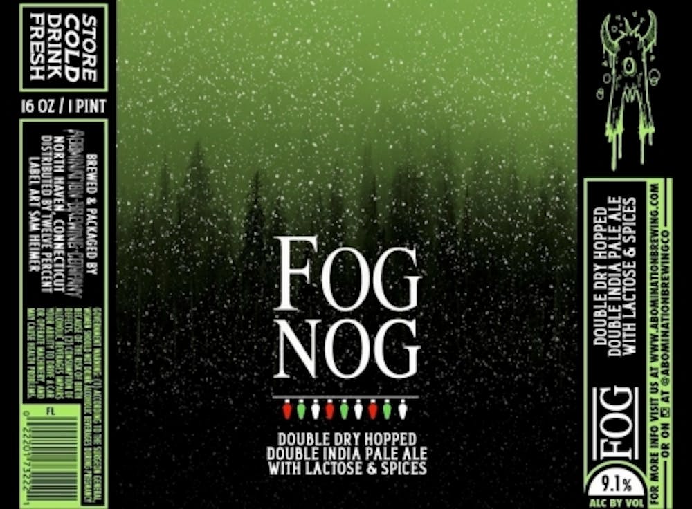 Abomination Brewing Fog Nog Milkshake DIPA 16oz :: IPA/DIPA