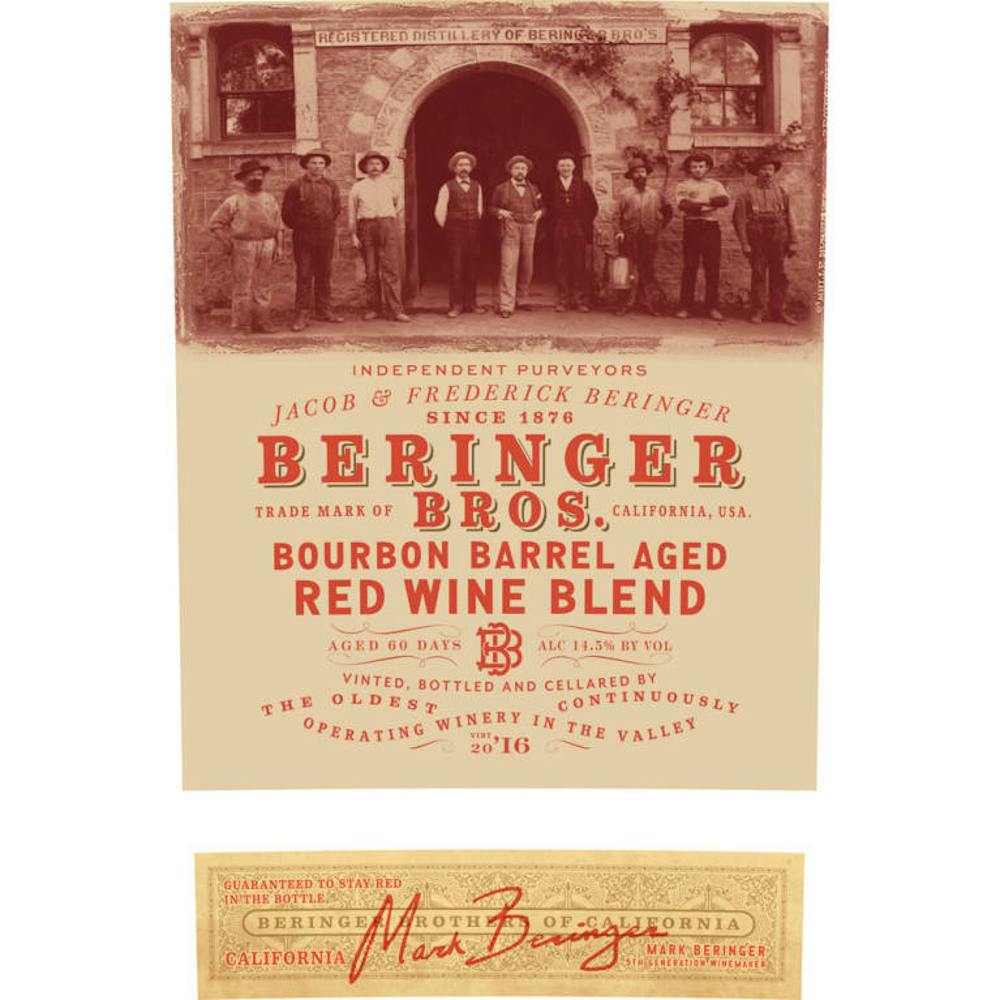 Beringer Bros Bourbon Barrel Red Blend 2021 :: Red Blends