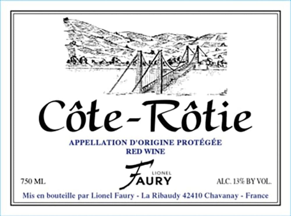 Domaine Faury Cote Rotie 2022 :: Shiraz / Syrah