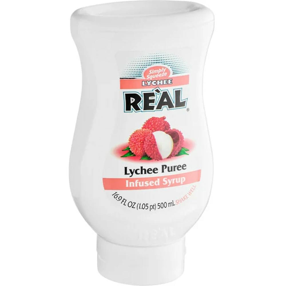 Real Lychee Puree Infused Syrup 500ml :: Syrups
