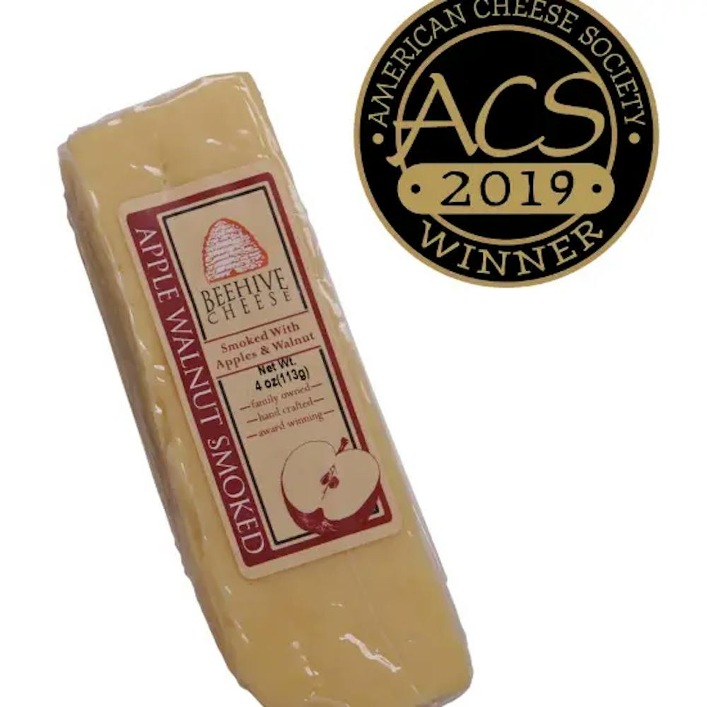 Beehive Cheese Apple Walnut Smoked Cheddar 4oz :: Cheese