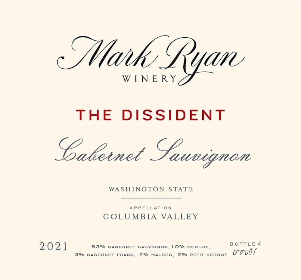 Mark Ryan The Dissident 2022 :: Cabernet Sauvignon