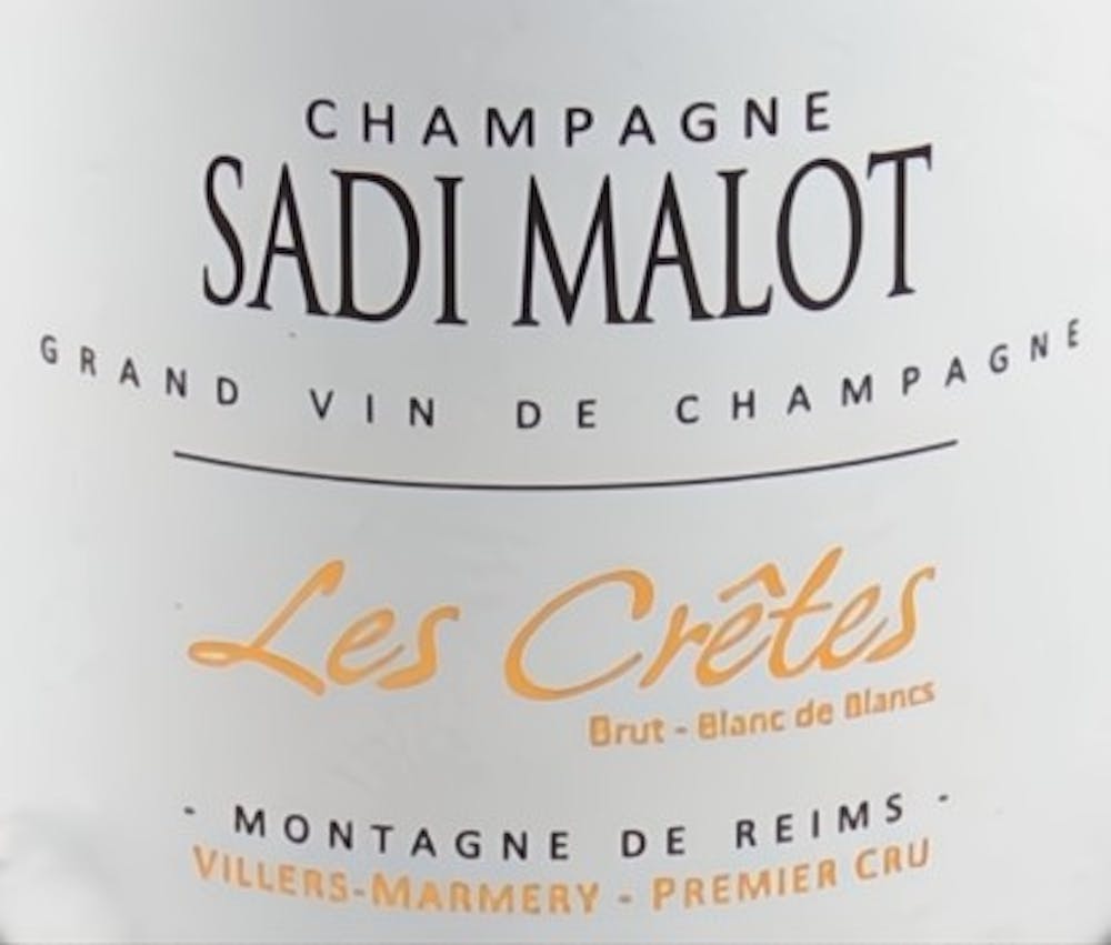 Sadi Malot 1er Cru Brut Blanc de Blanc 'Les Cretes' NV :: Bubbly Dry
