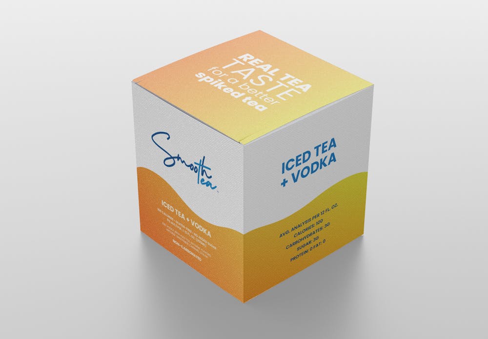 Smooth Water Iced Tea 4-12oz Cans :: Ready to Go Cocktails