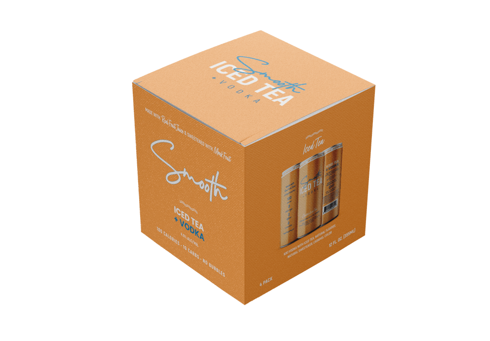 Smooth Water Iced Tea 4-12oz Cans :: Ready to Go Cocktails