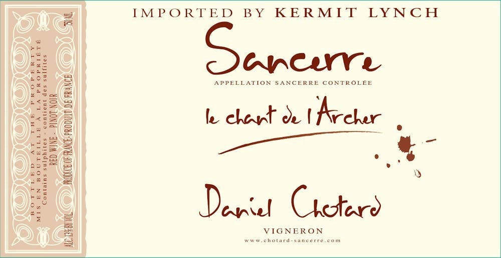 Daniel Chotard Le Chant de l'Archer 2018 :: Loire Red