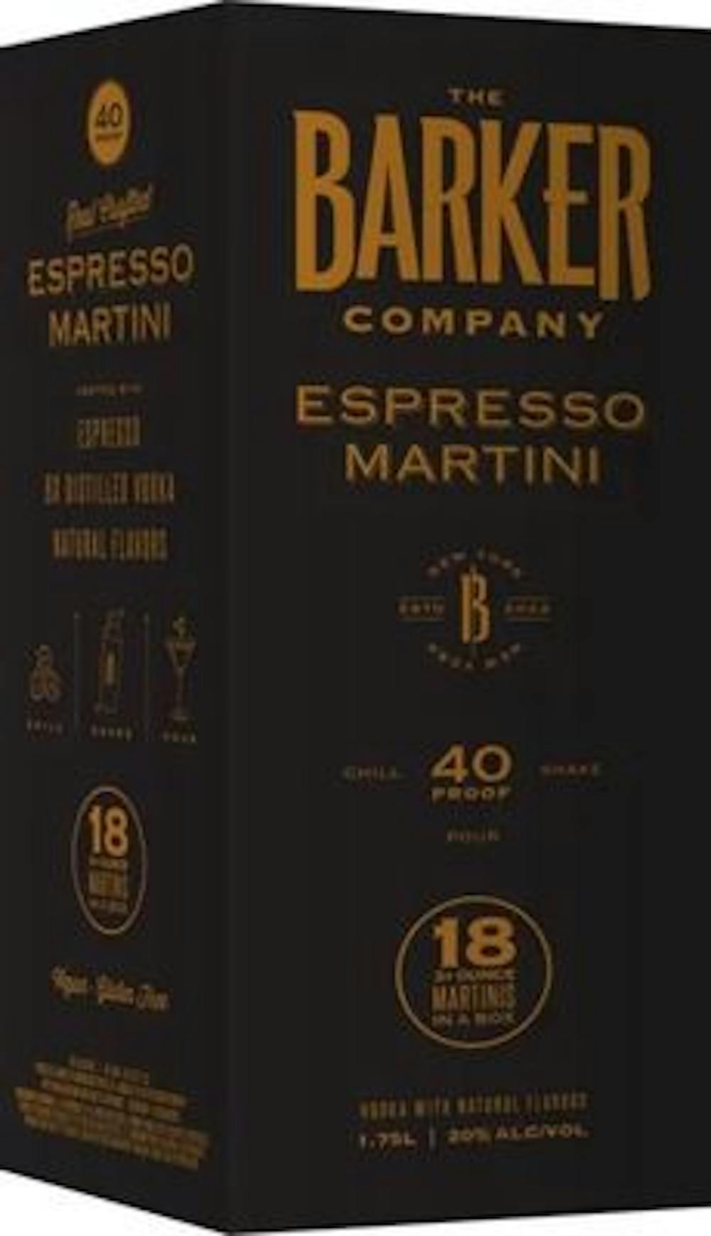 The Barker Company Espresso Martini 1.75L Box :: Ready to Go Cocktails