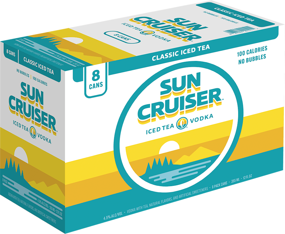 Sun Cruiser 'Classic' Vodka & Tea 8-12oz Cans :: Ready to Go Cocktails
