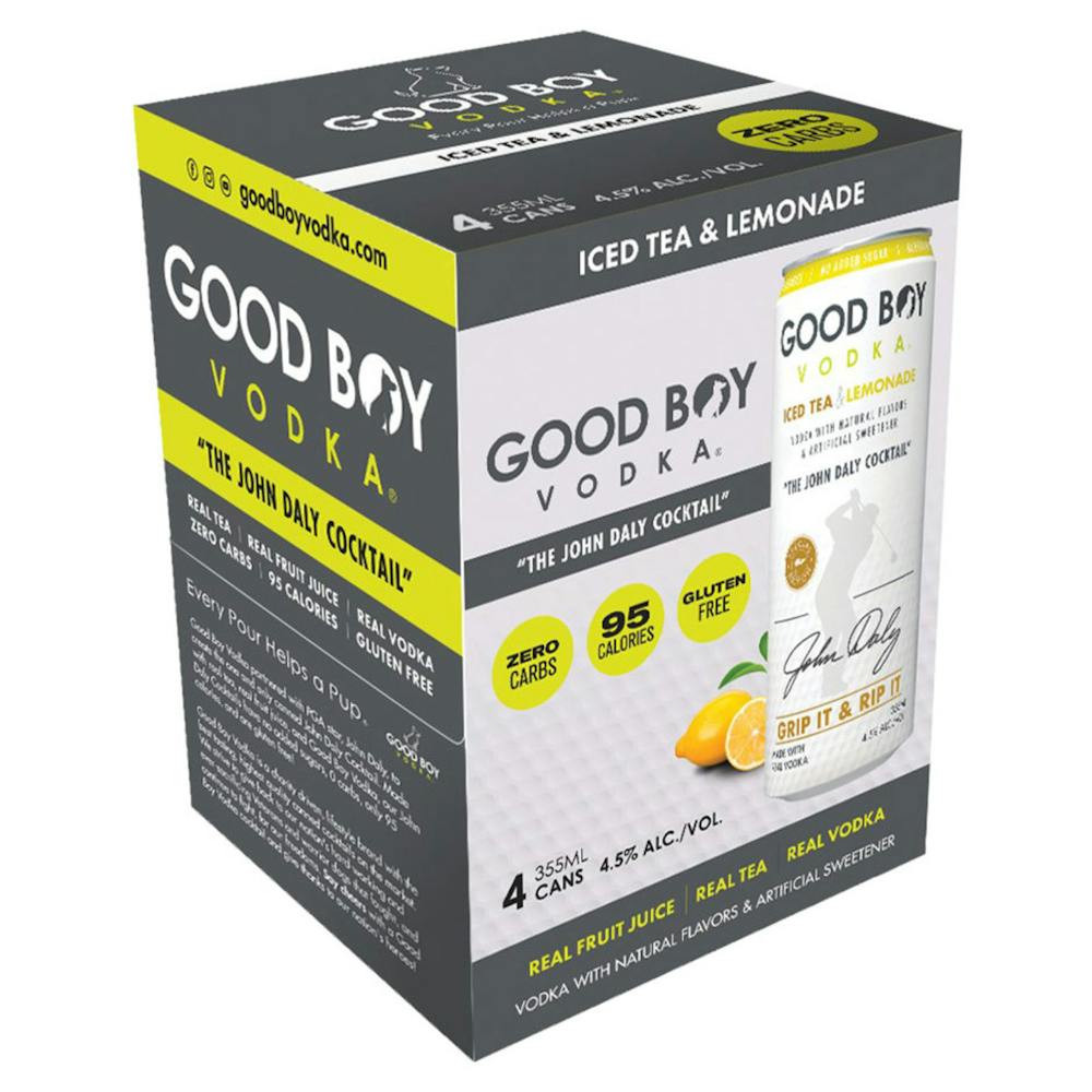 Good Boy Vodka Cocktails Tea & Lemonade 4-355ml Cans :: Ready to Go ...