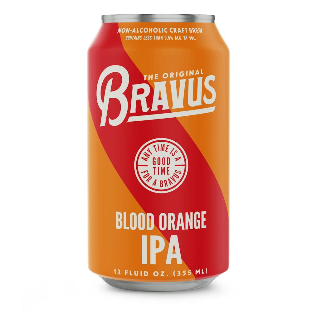 Bravus Brewing Co. Blood Orange IPA 12oz Can :: Non-Alcoholic Beer