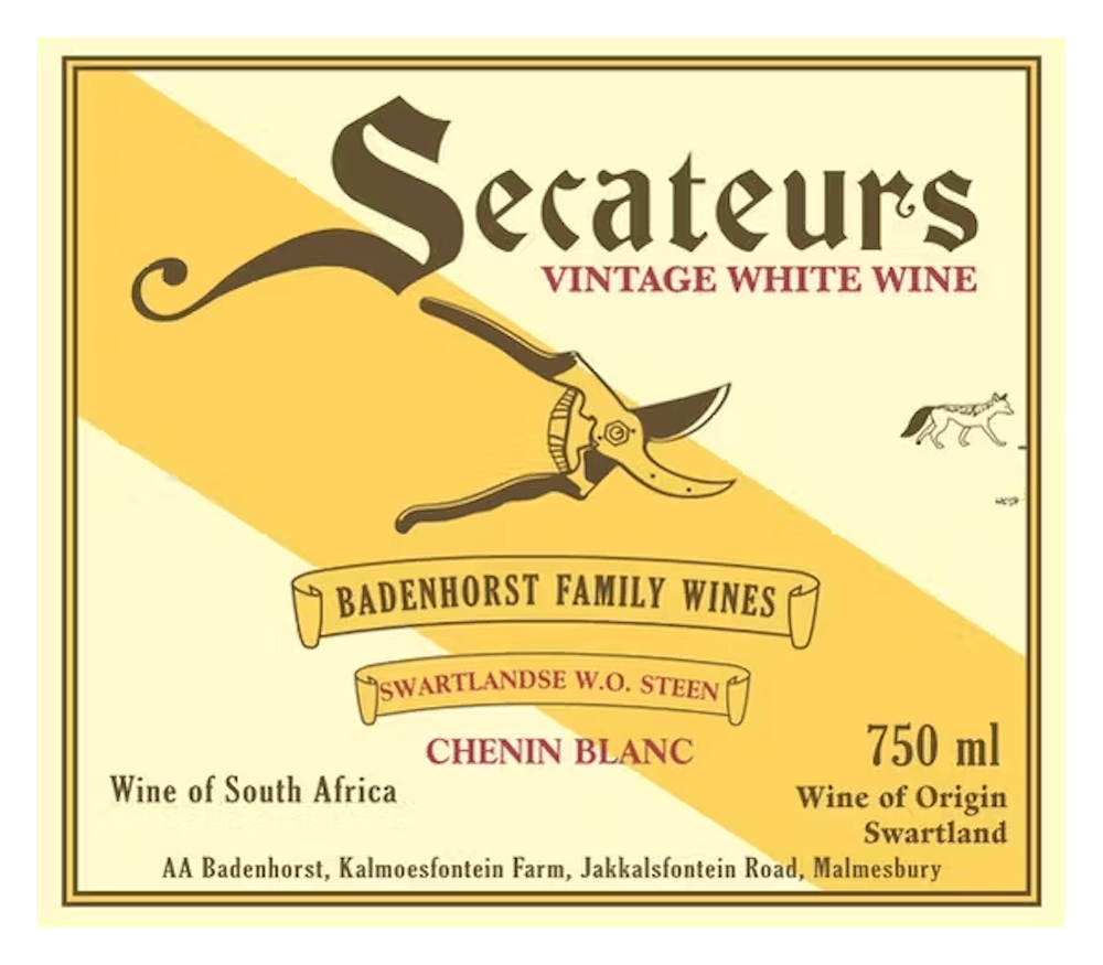 Badenhorst Secateurs Chenin Blanc 2024 :: Chenin Blanc/Vouvray