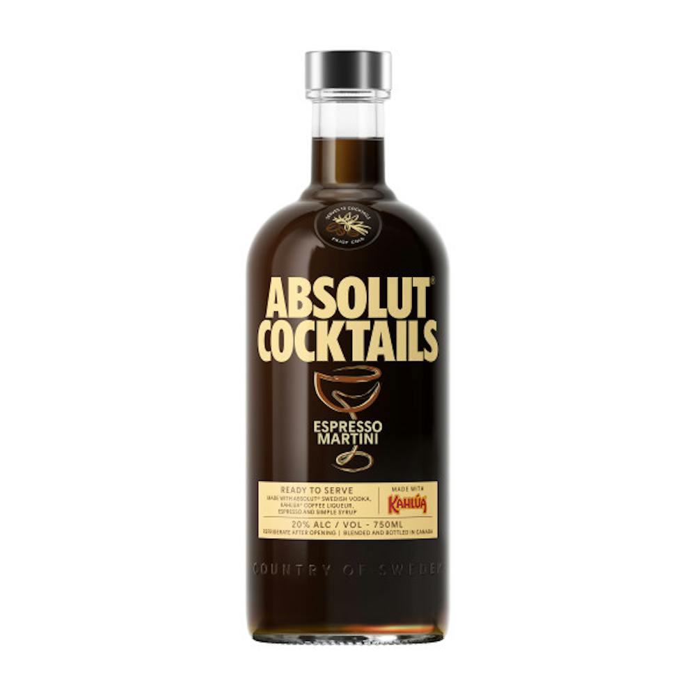 Absolut Cocktails Espresso Martini 750ml :: Ready to Go Cocktails