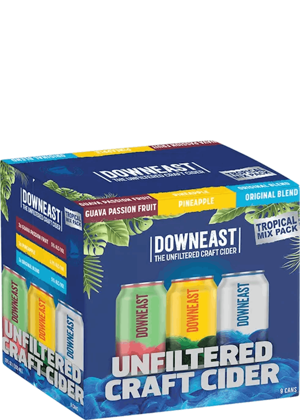 Downeast Cider 'Tropical Mixed Pack' Hard Cider 9-12oz Cans :: Cider