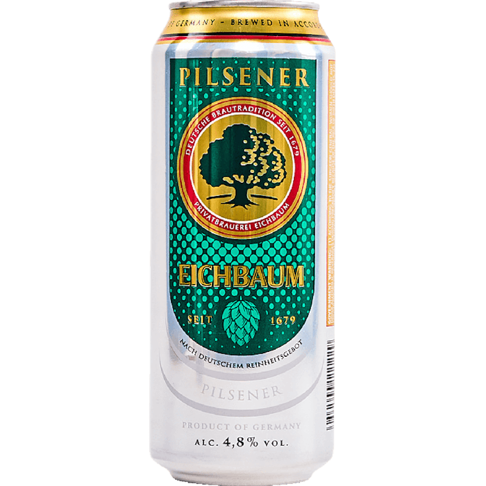 Privatbrauerei Eichbaum Pilsener 16.9oz Can :: Pilsner/Lager