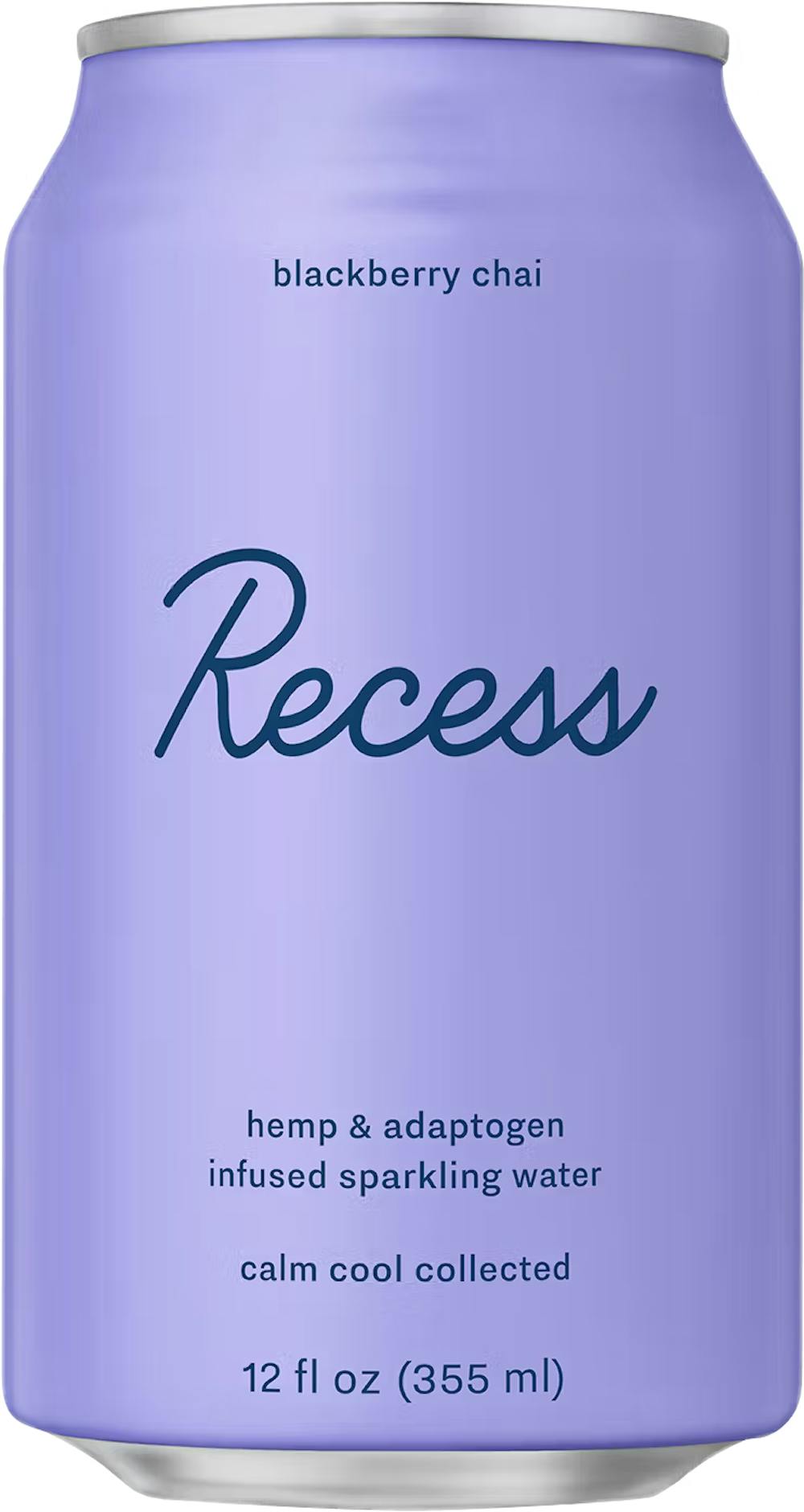 Recess Hemp Blackberry Chai Infused Sparkling Water 12oz :: Adaptogenic ...