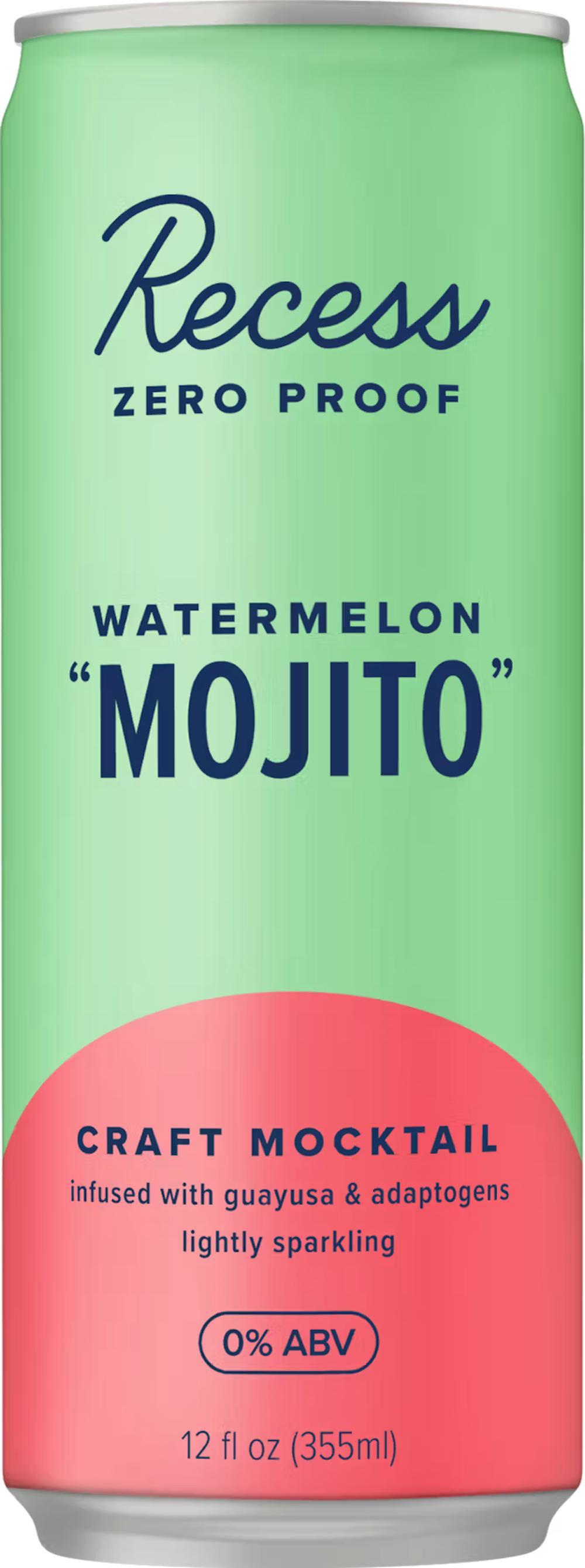Recess Zero Proof Watermelon 'Mojito' Craft Mocktail 12oz :: Non ...