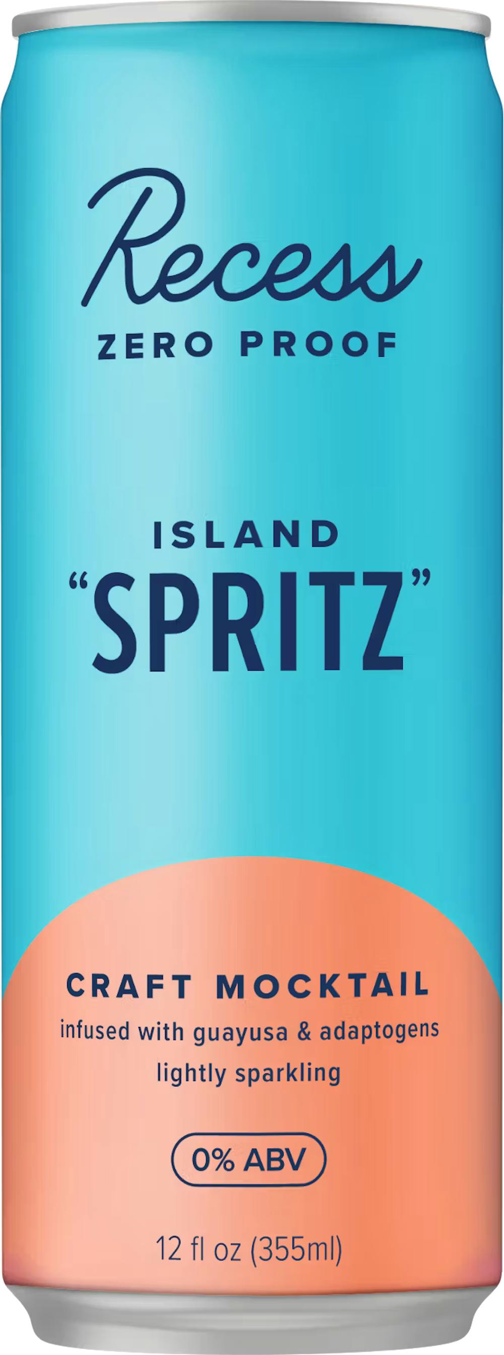 Recess Zero Proof Island Spritz Craft Mocktail 12oz :: Non-Alcoholic ...