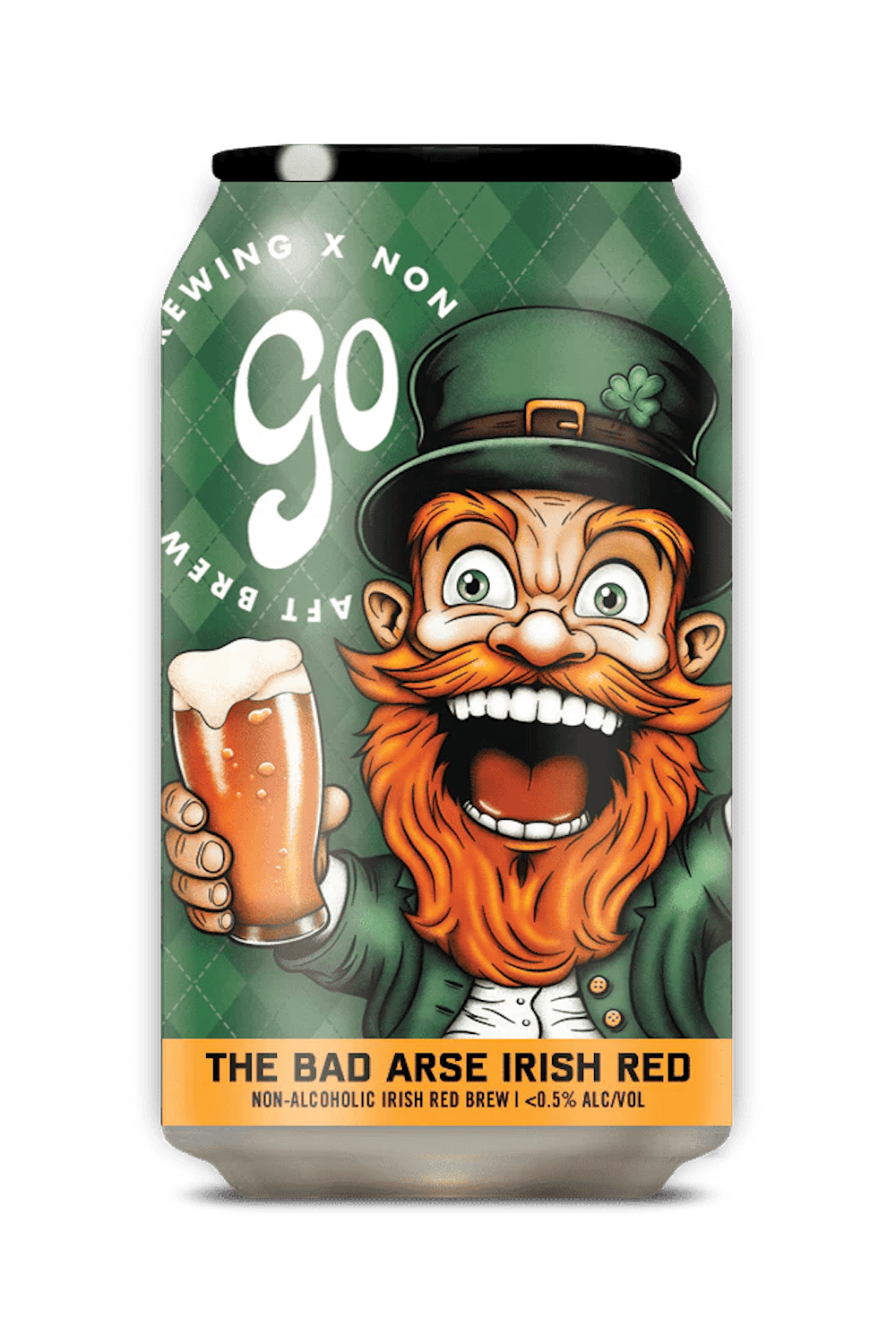 Go Brewing Non-Alcoholic Bad Arse Irish Red 12oz Can :: Non-Alcoholic Beer