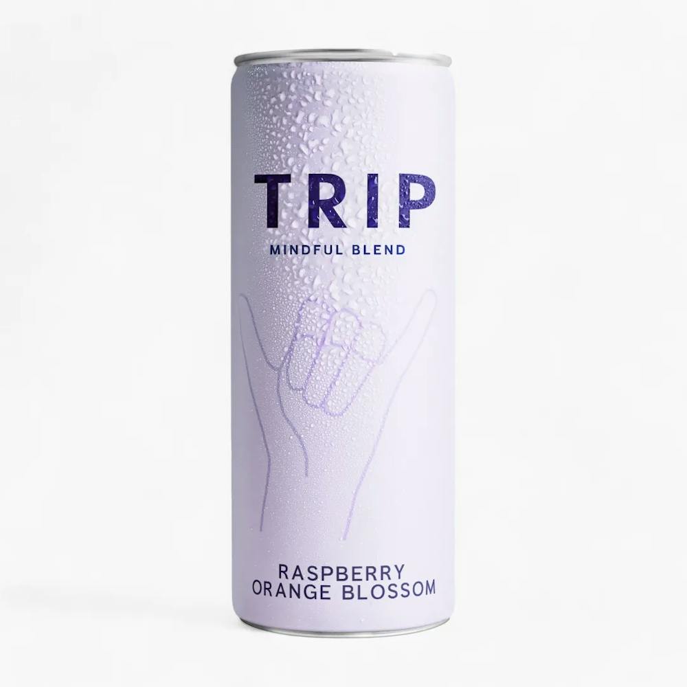 TRIP Mindful Blend Raspberry Orange Botanical Drink 12oz :: Adaptogenic ...