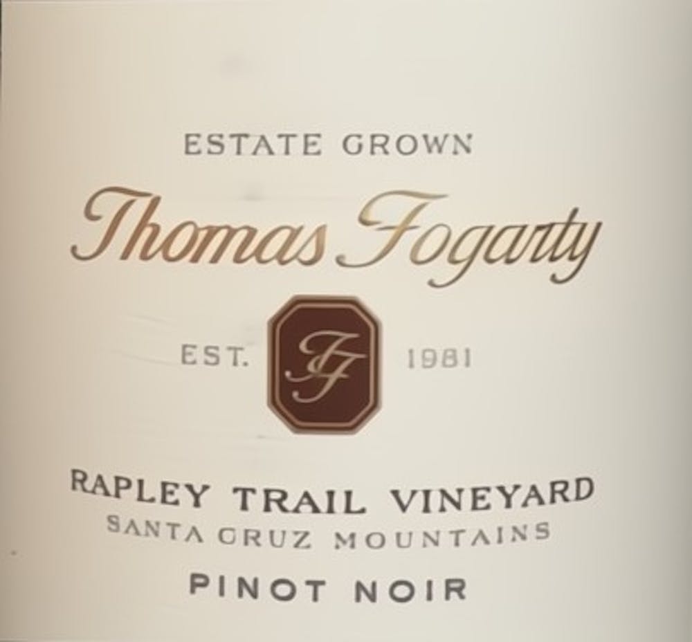Thomas Fogarty 'Rapley Trail' Pinot Noir 2021 :: Pinot Noir