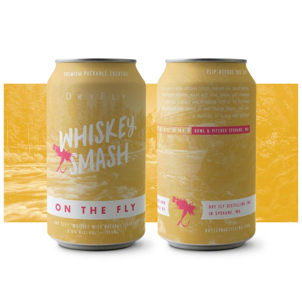 Dry Fly 'Whiskey Smash' Whiskey Cocktail 4-12oz Cans :: Ready to Go ...