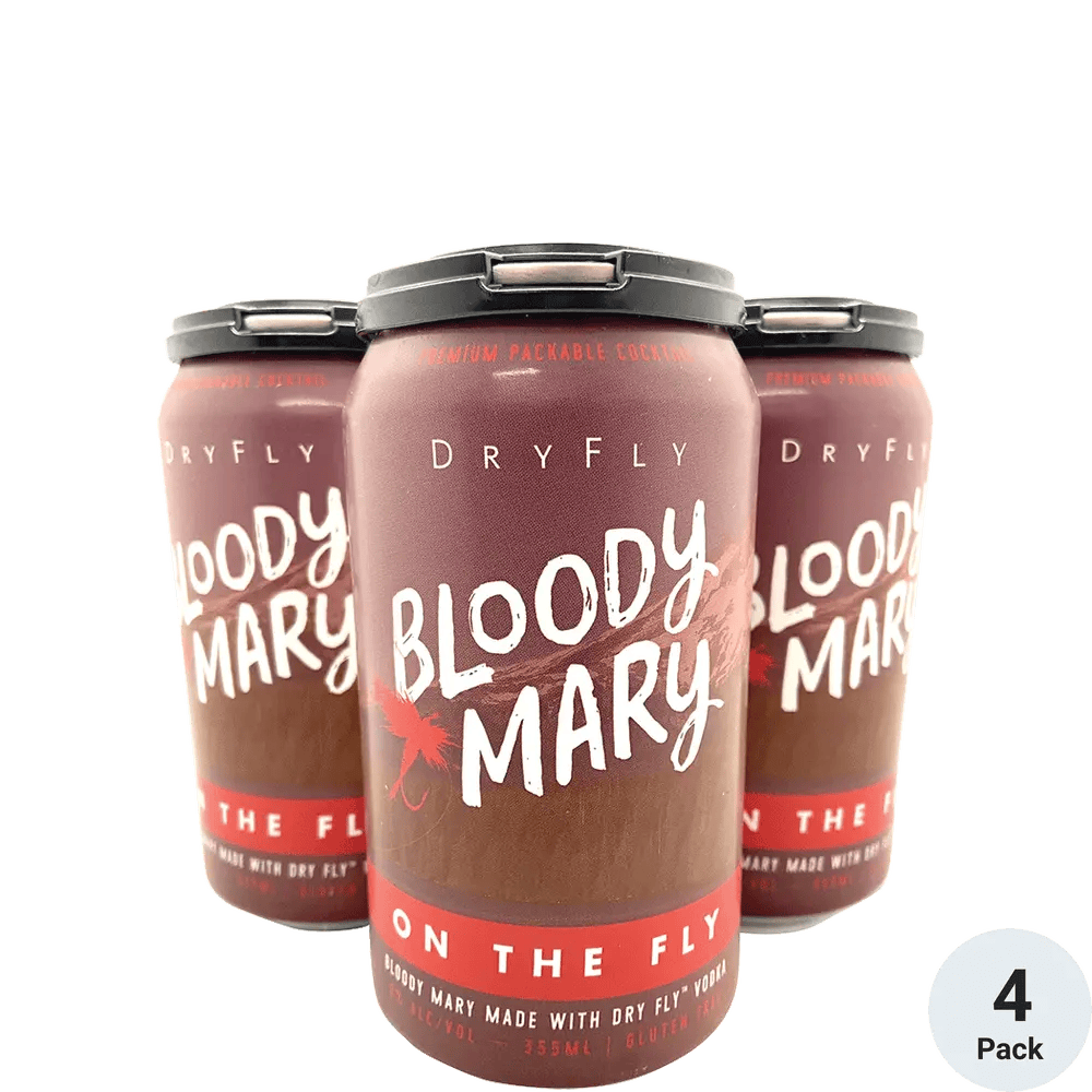Dry Fly 'Bloody Mary' Vodka Cocktail 4-12oz Cans :: Ready to Go Cocktails